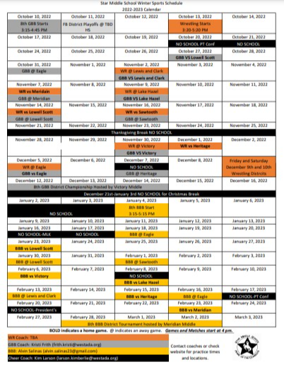 Cheerleading | Star Middle School