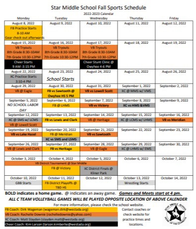 Football | Star Middle School