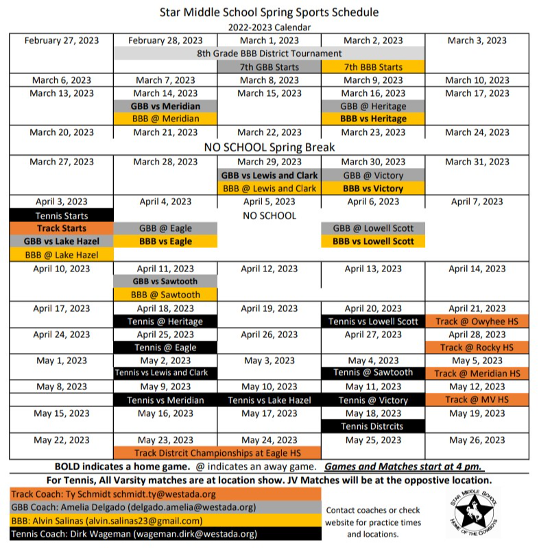Track and Field | Star Middle School