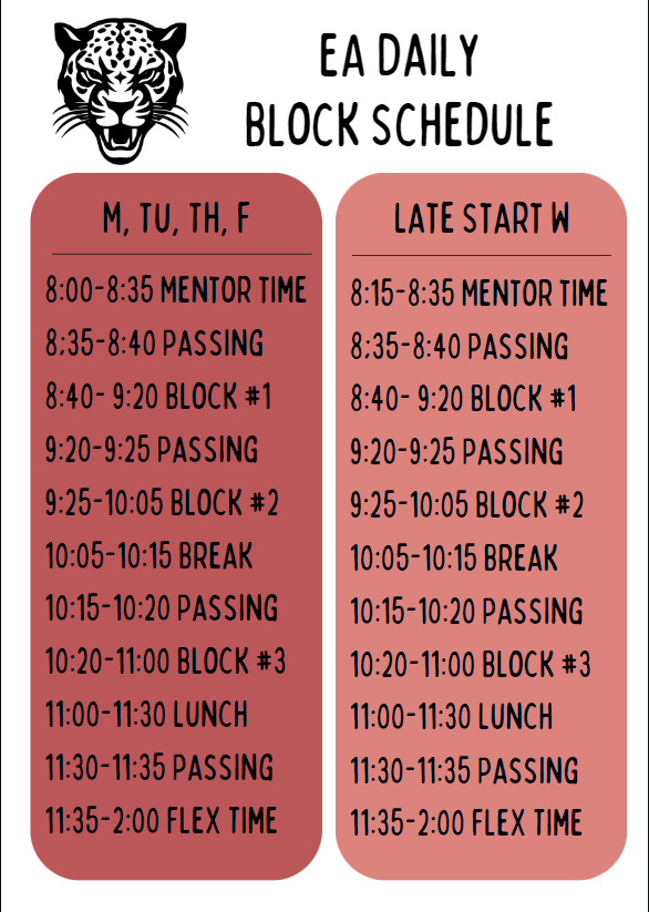 Schedule | Eagle Academy