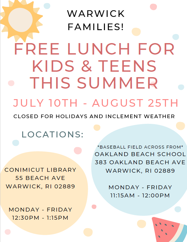Community Updates | Warwick Public Schools