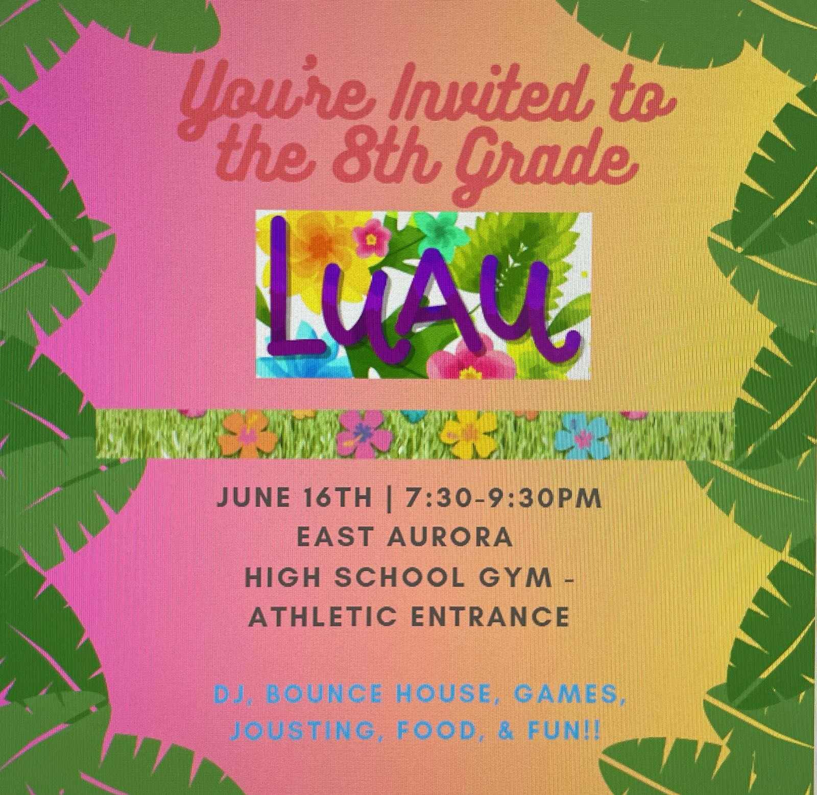 Middle School PTO Events | East Aurora Union Free School District