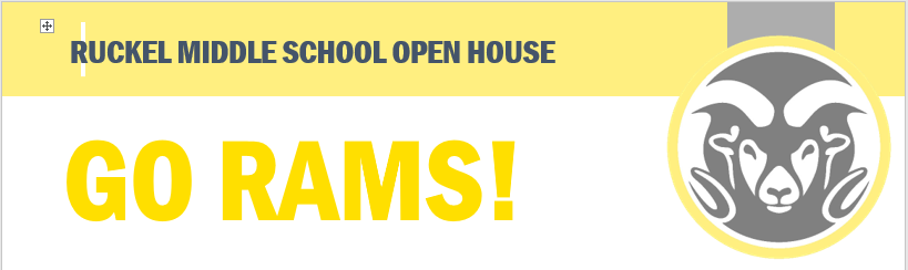 RMS Open House | C.W. Ruckel Middle School