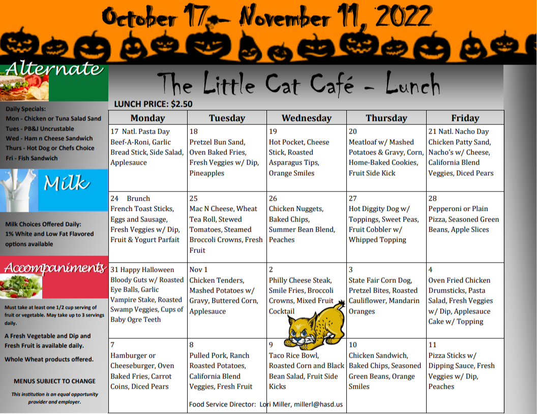 Dining Mobile | Halifax Area School District