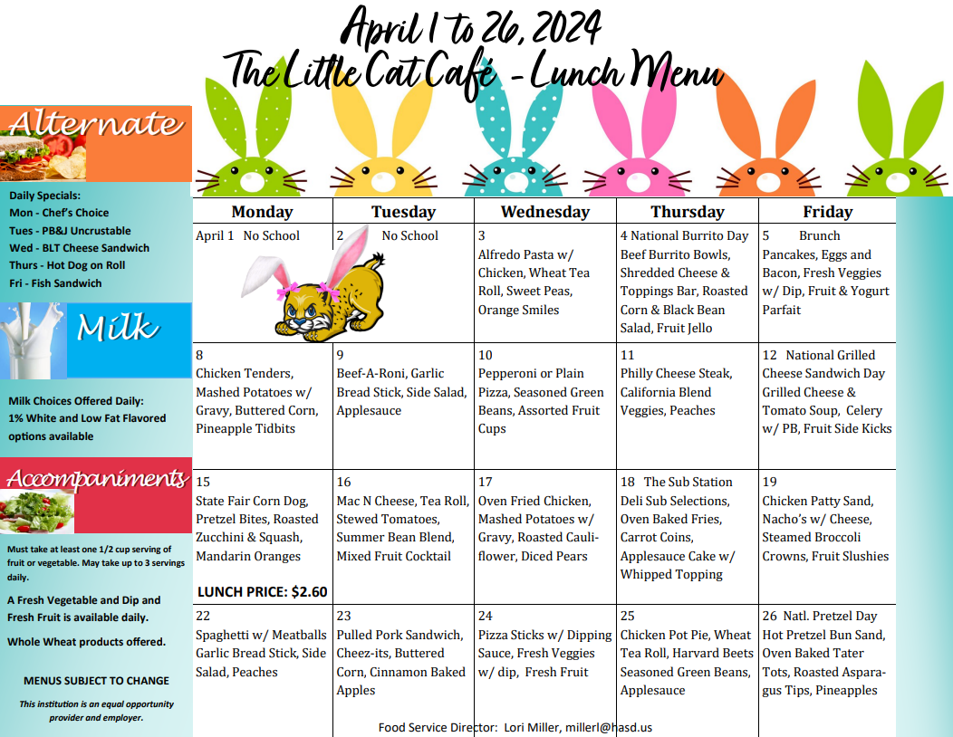 Dining Mobile | Halifax Area School District