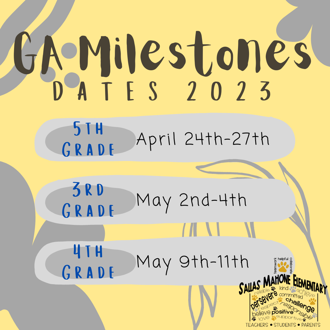 Ga Milestones Info. & Resources | Sallas Mahone Elementary