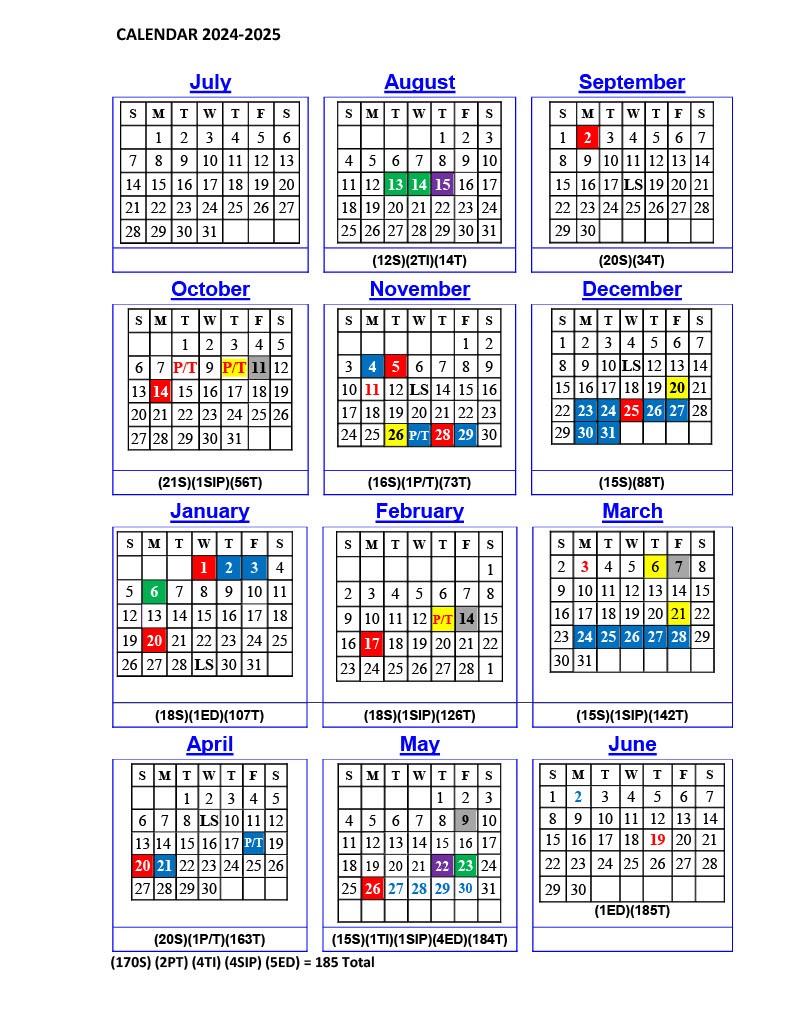 Calendar | Tri-Point CUSD 6J