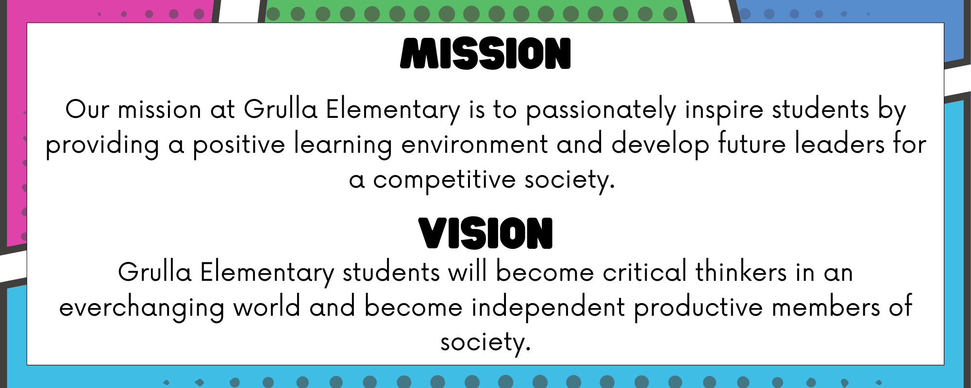 About Us | Grulla Elementary School