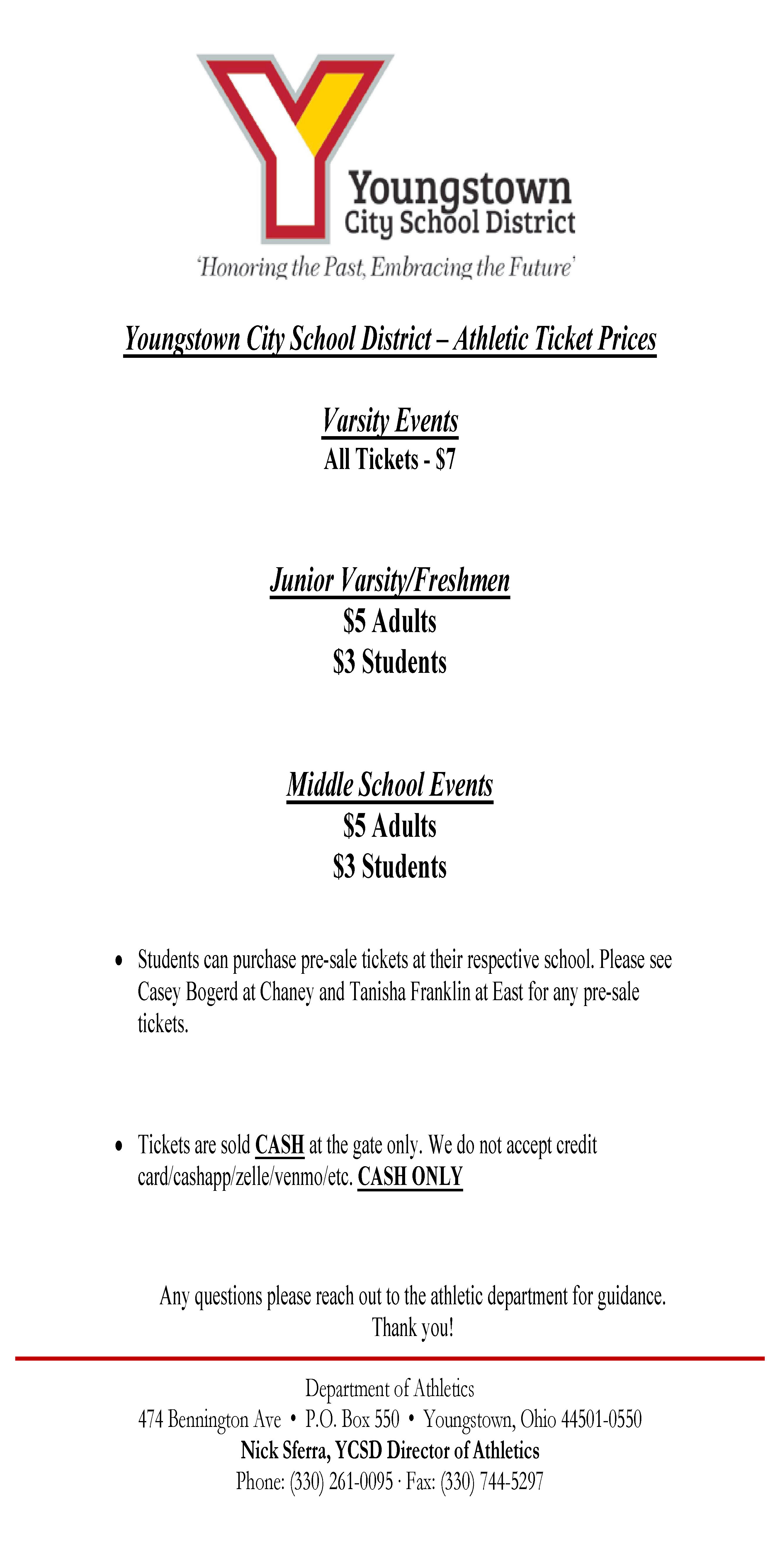 Athletics | Youngstown City School District