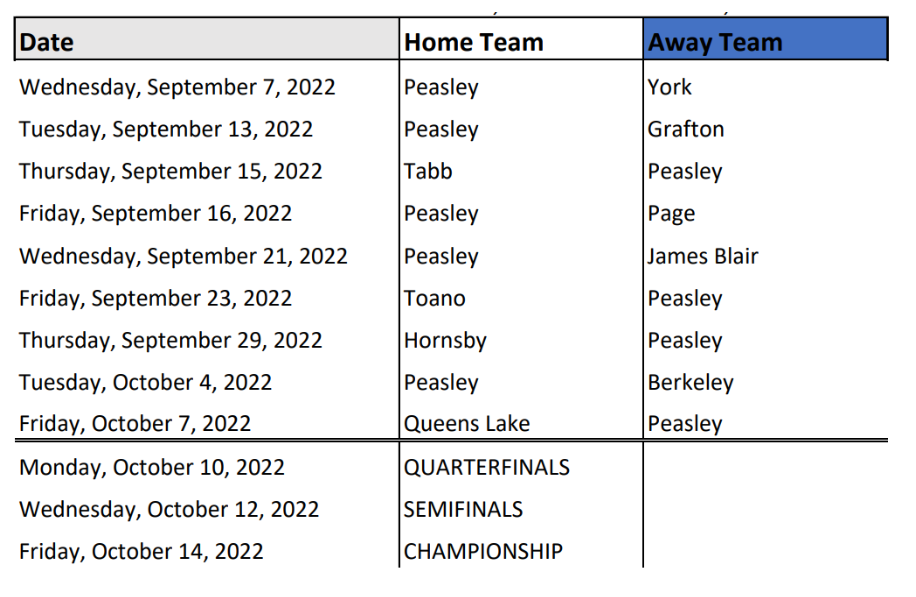 Pride Athletics | Peasley Middle School