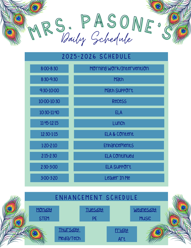 Pasone, Madison | Overhills Elementary School