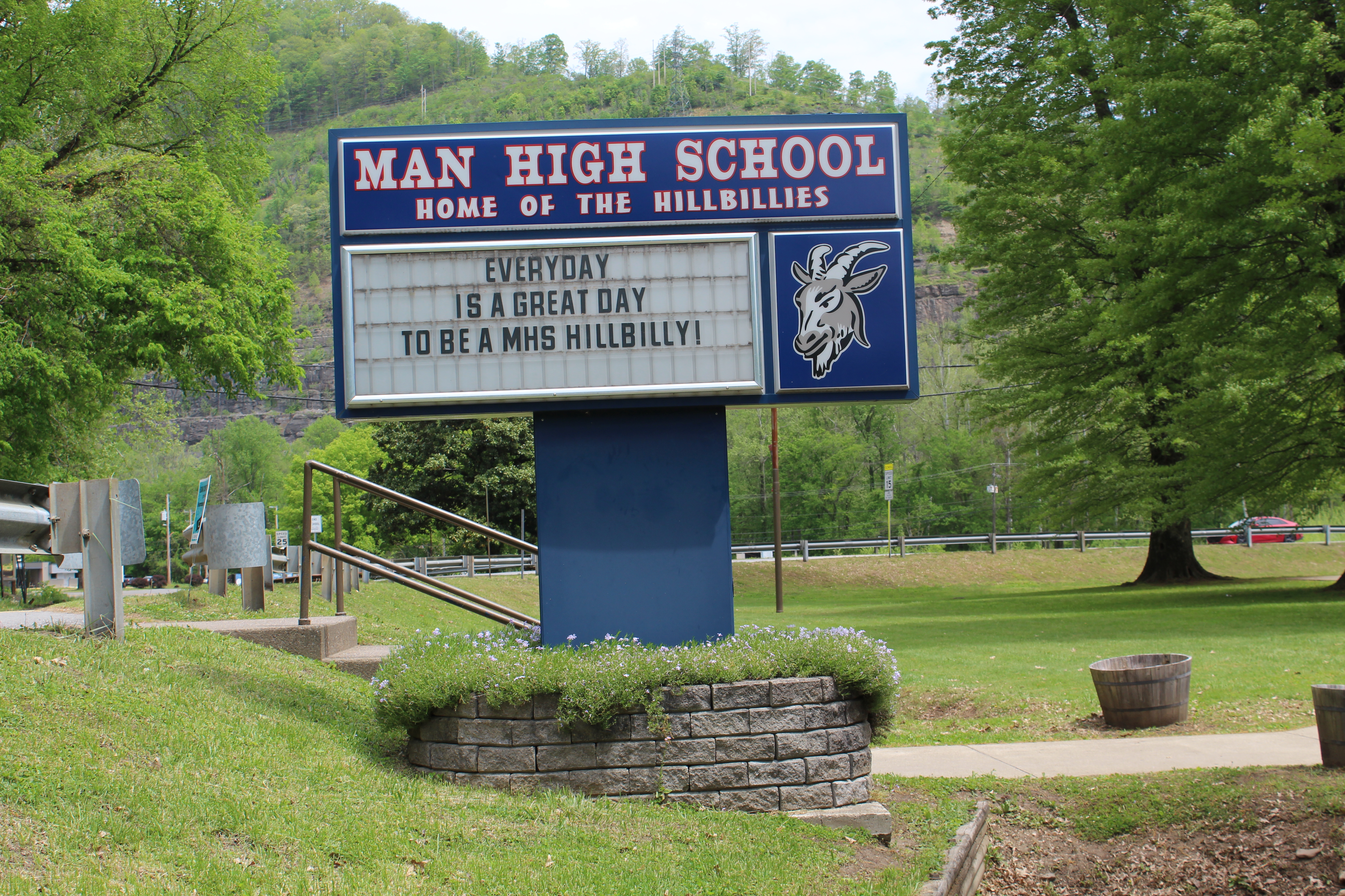 High School Sign