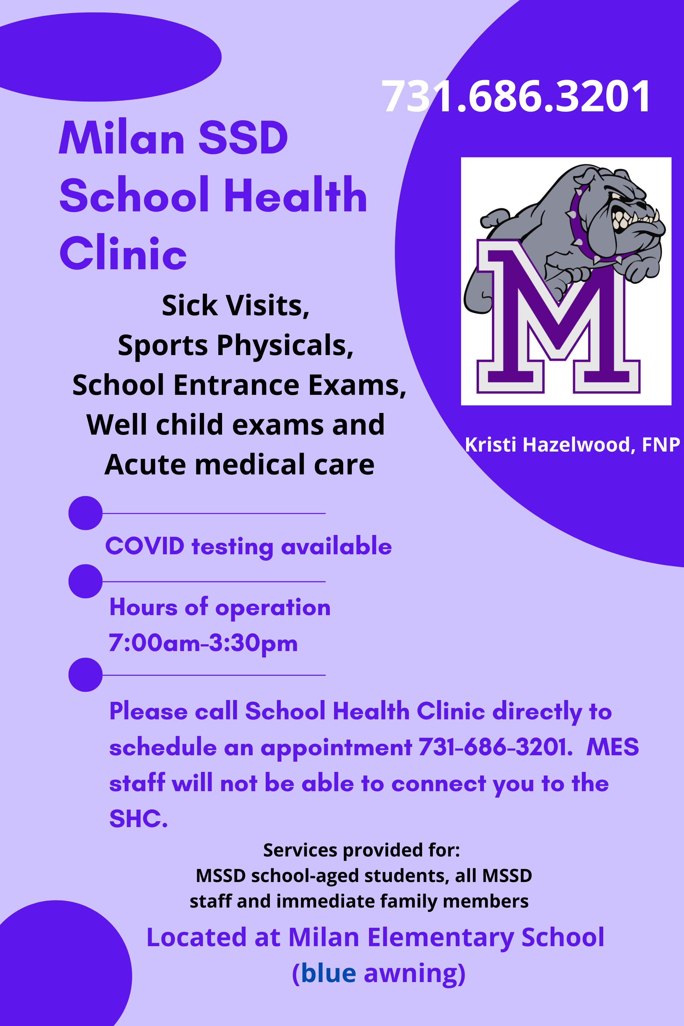 Milan School Health Clinic - West TN Healthcare | Milan Elementary