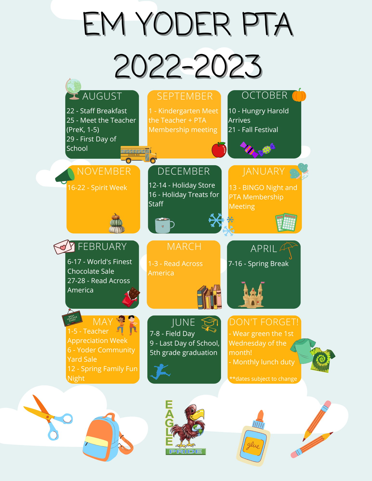 Parent Organizations | E. M. Yoder Elementary School