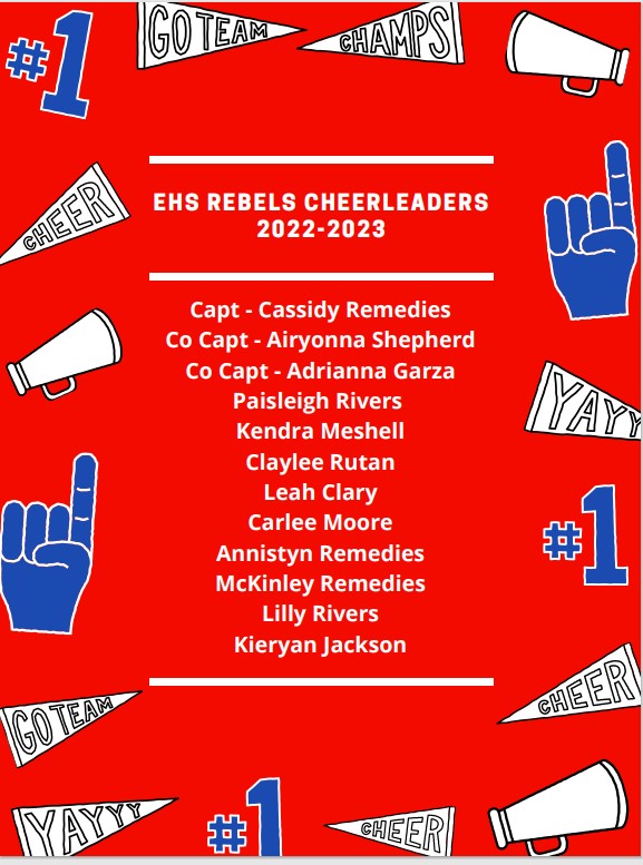 Rebel Cheerleaders | Ebarb High School