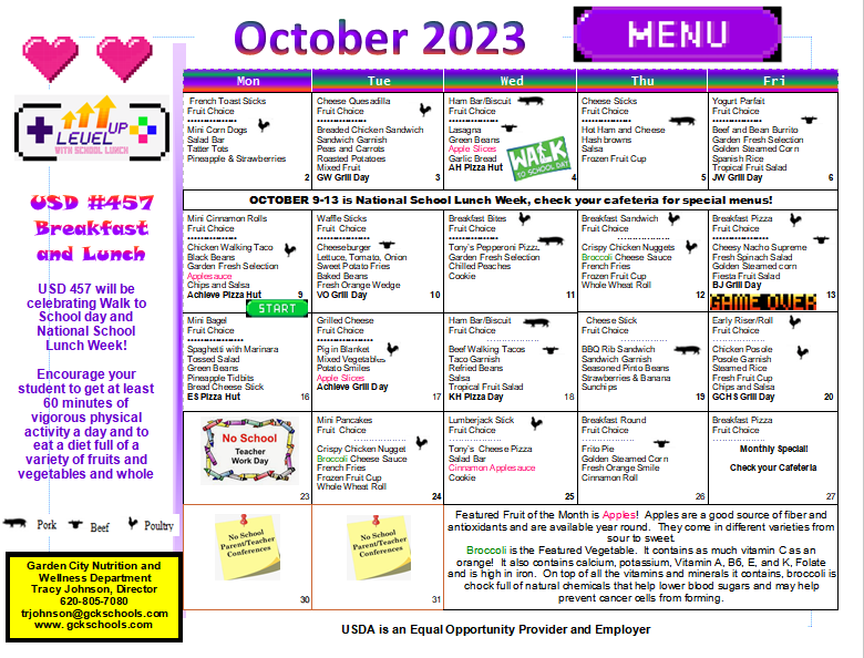 School Menus | Garden City Public Schools