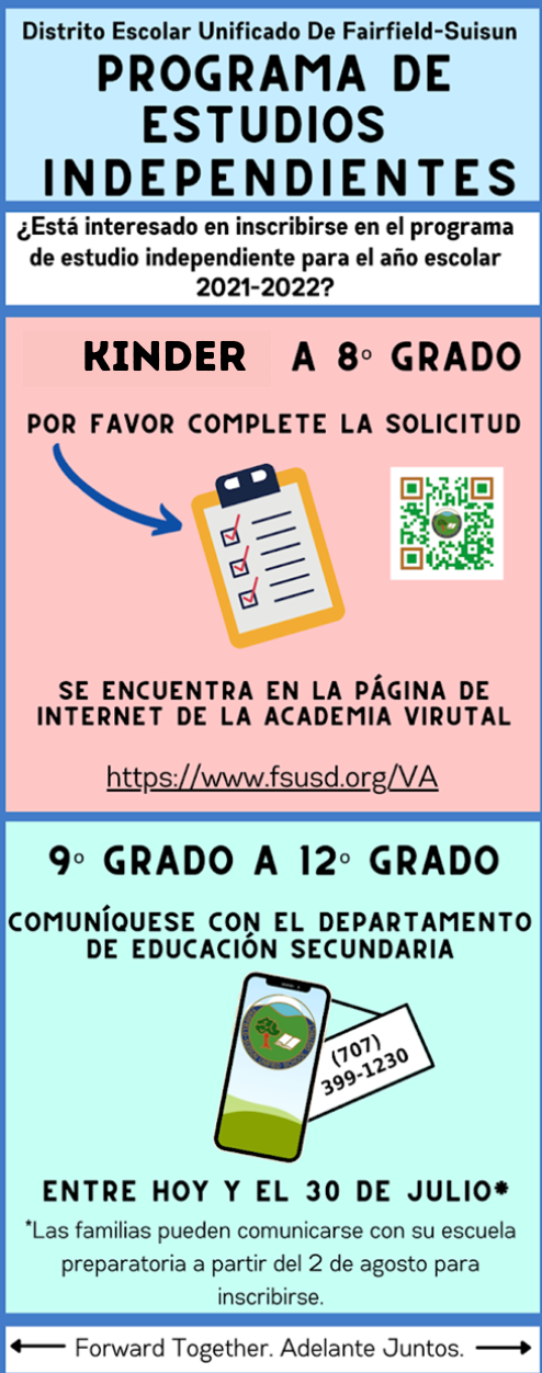 Independent Study | Fairfield-Suisun Unified School District