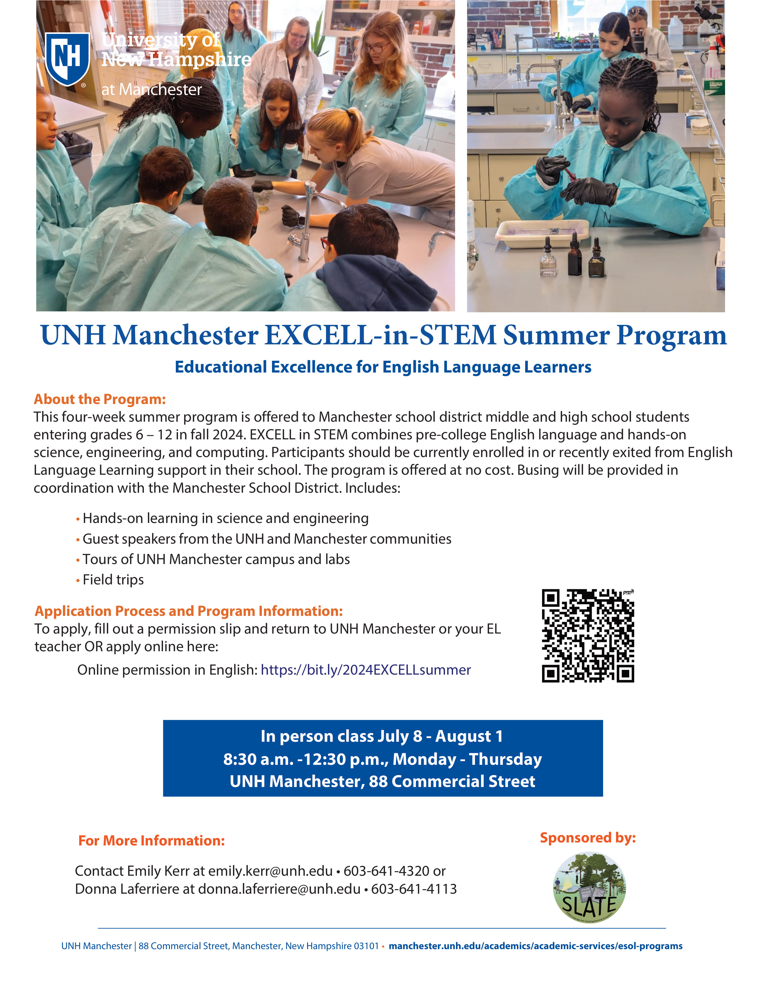 Summer Programs | Manchester Memorial High School