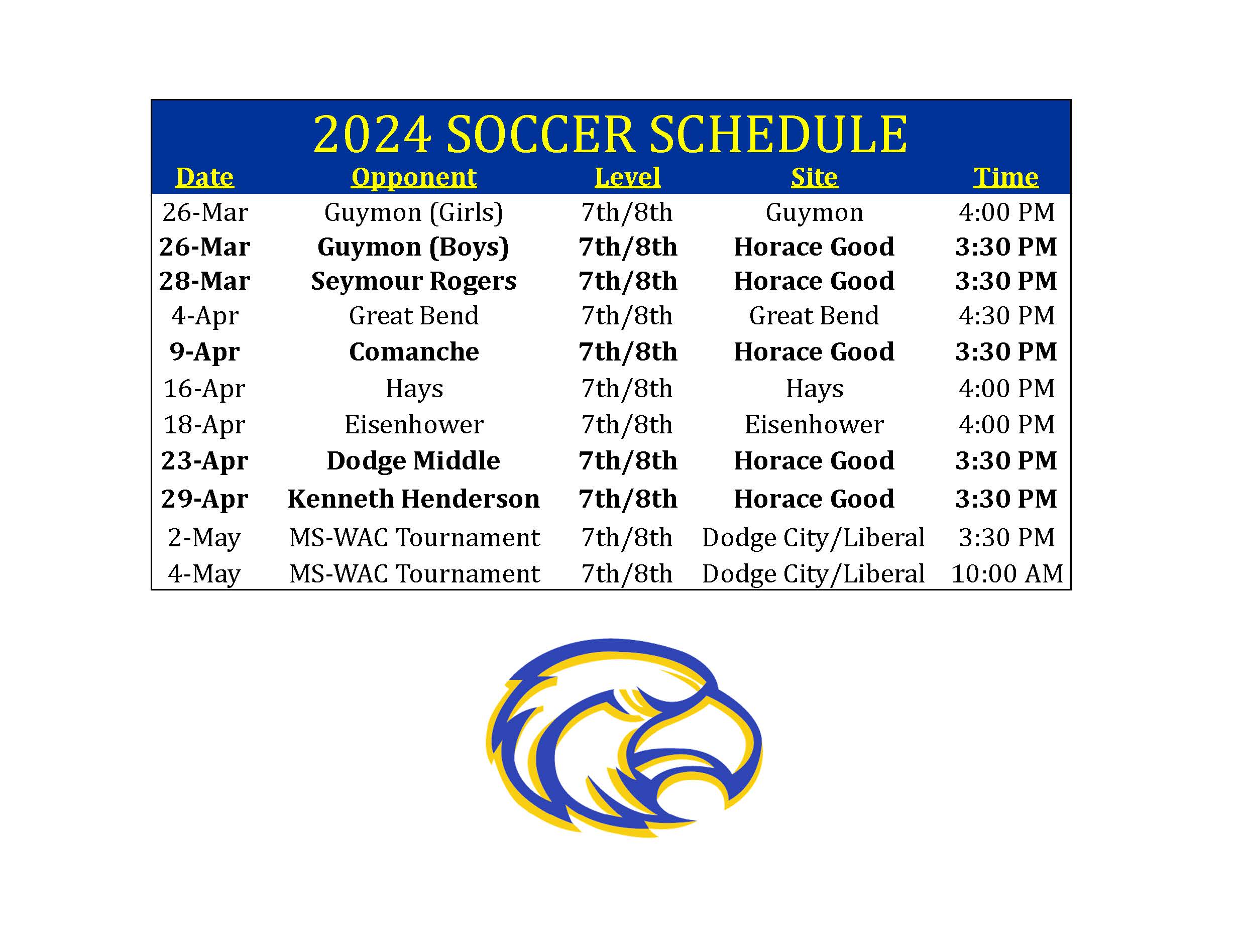 Soccer | Horace Good Middle School
