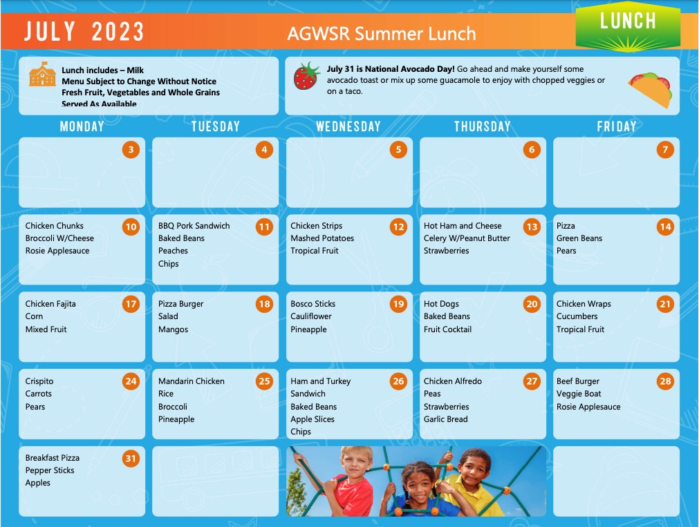 Lunch Menu | Cougar Nation