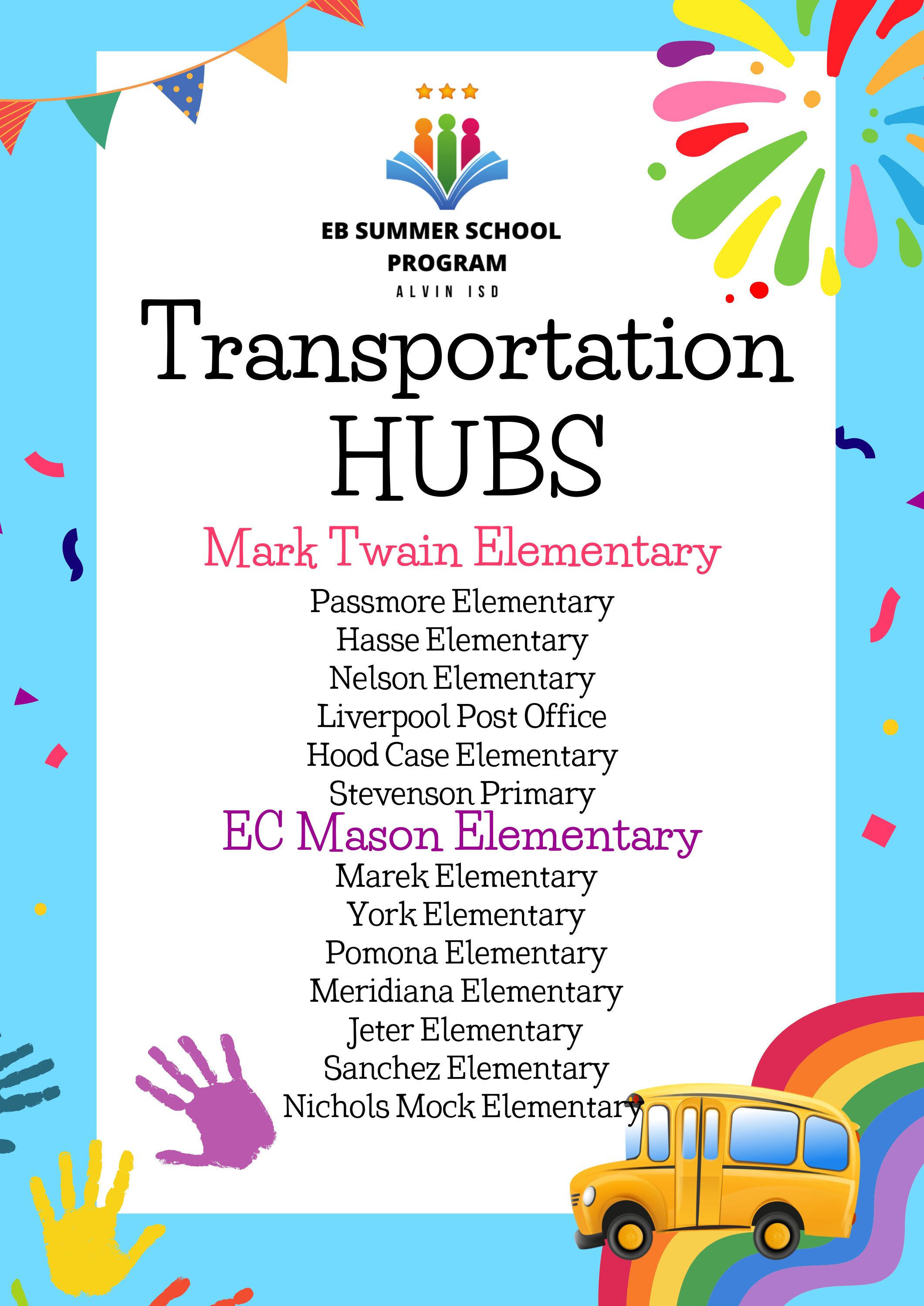 Summer School for PREK & K | Alvin Independent School District