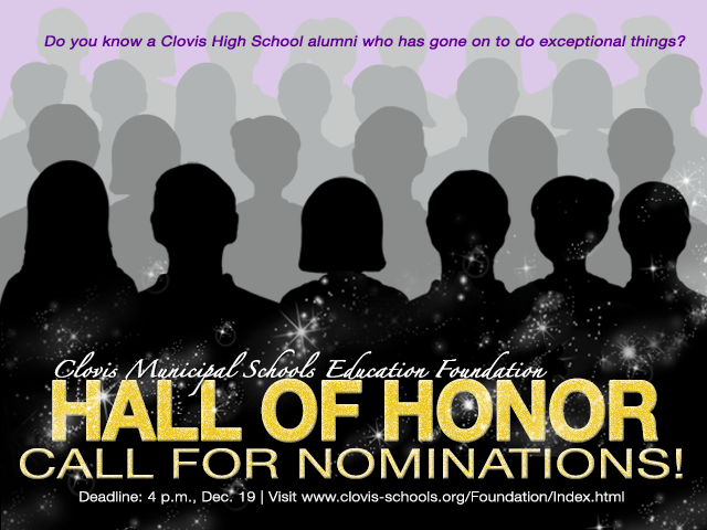 Hall of Honor Process | Clovis Municipal School District