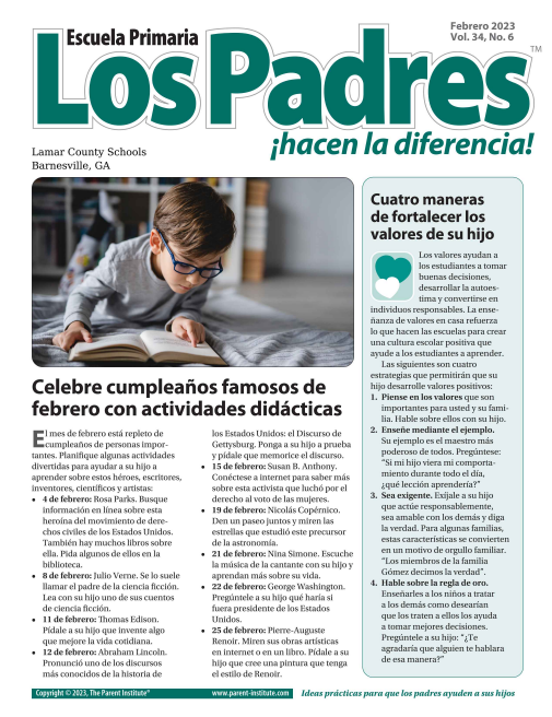 Parent Newsletters | Lamar County Elementary School