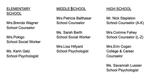 Student Support Center | Cleveland Hill Union Free School District