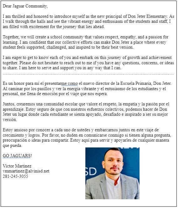 Leadership | Don Jeter Elementary