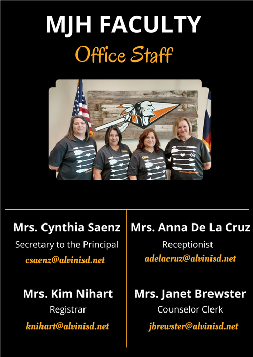 Office Staff | Manvel Jr. High