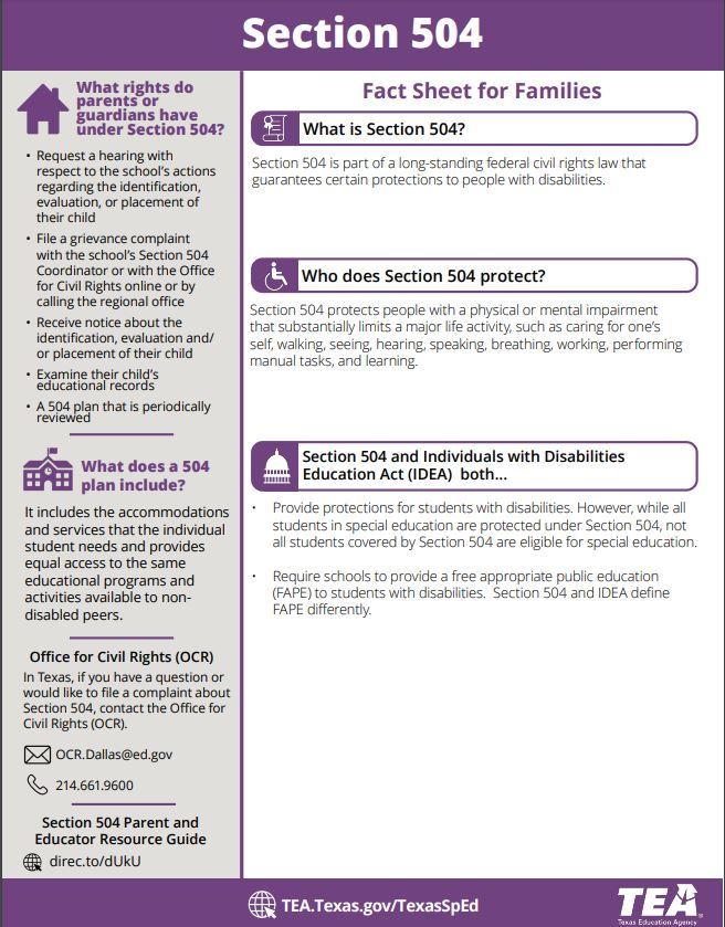 Section 504 | La Vernia Independent School District