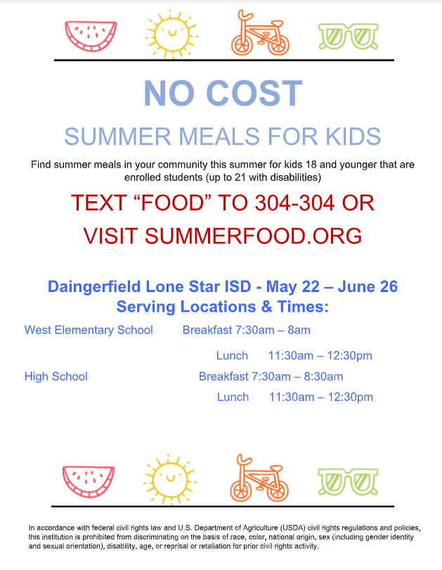 Summer School | Daingerfield-Lone Star ISD