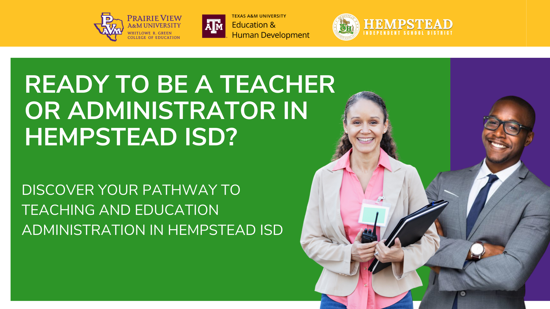 PVAMU Leaders | Hempstead ISD