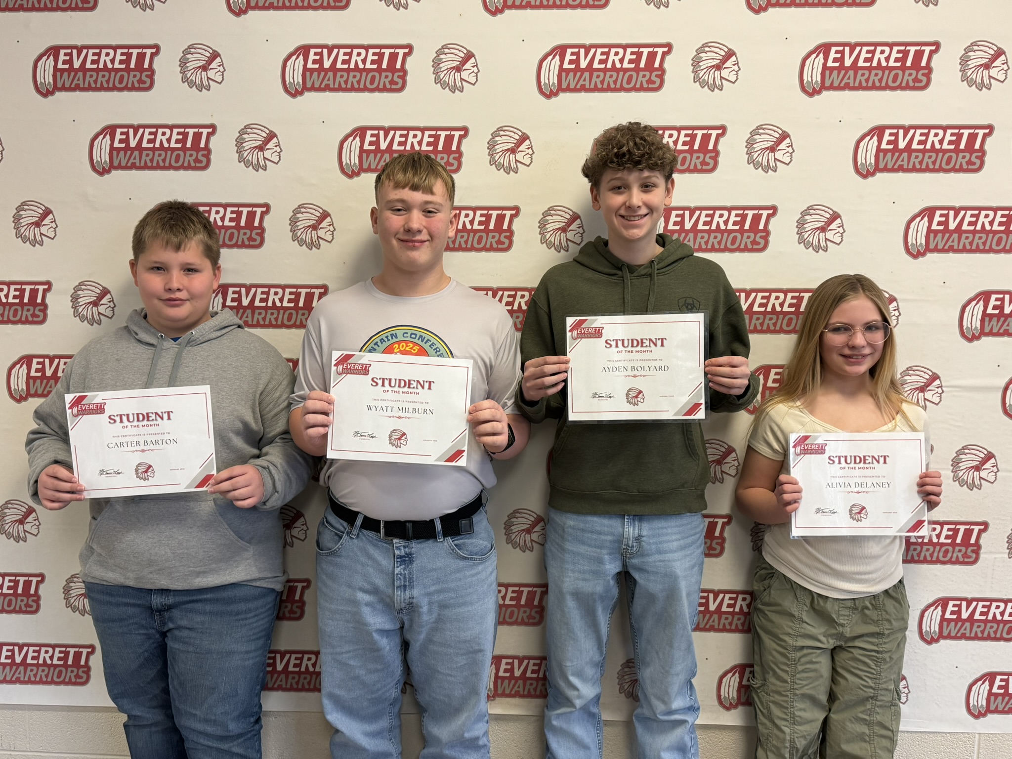 Student of The Month | Everett Area School District