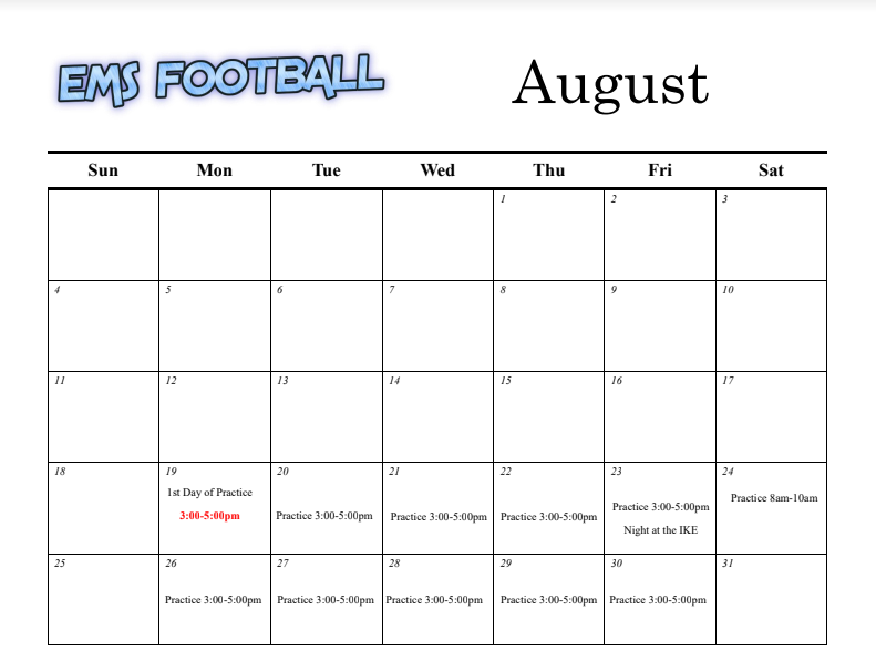 Football | Eisenhower Middle School