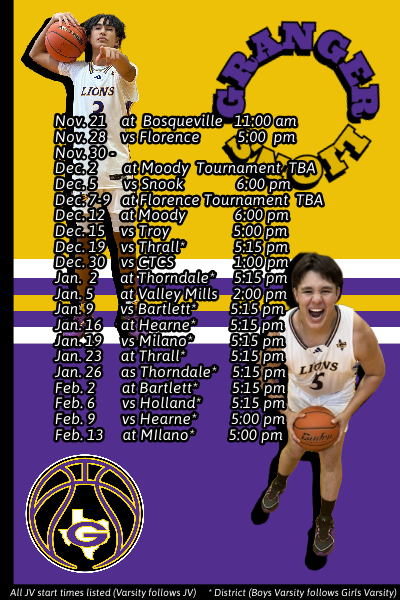 Boys Basketball | Granger ISD