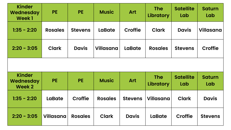 Kindergarten | Atascocita Springs Elementary School