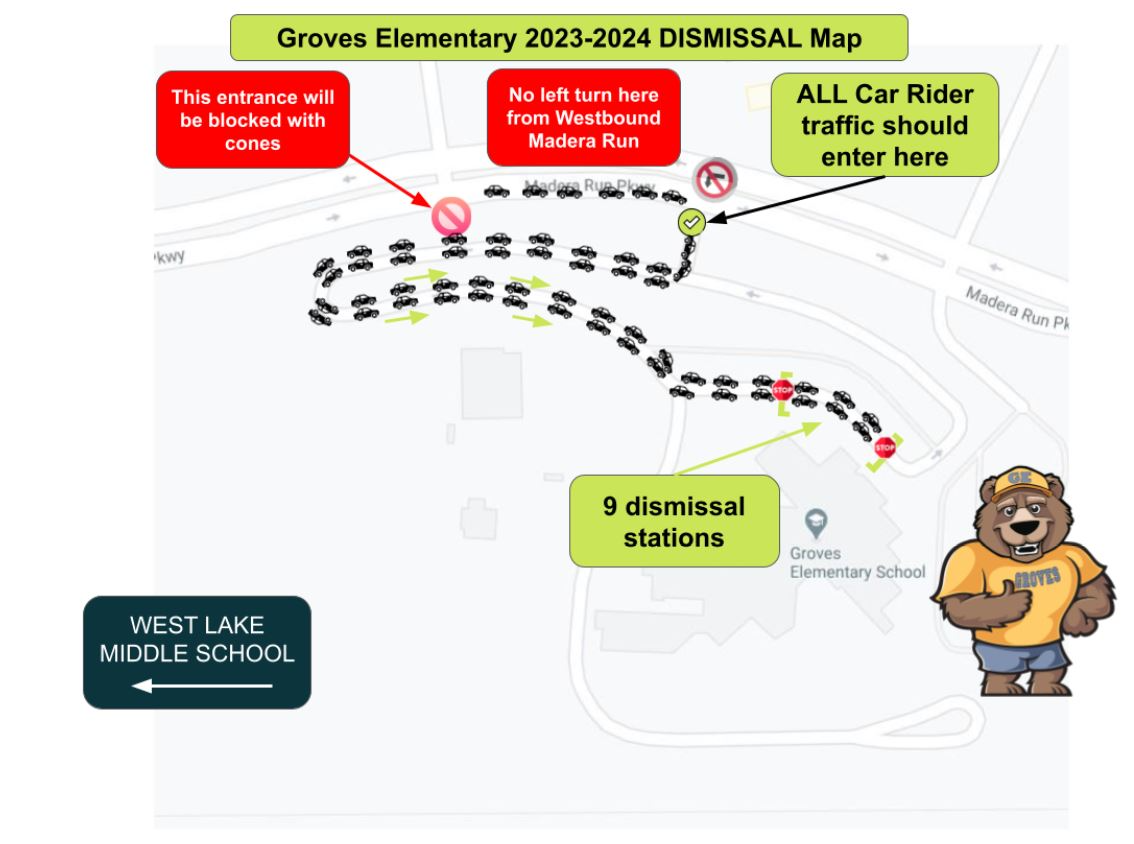 Arrival/Dismissal | Groves Elementary School