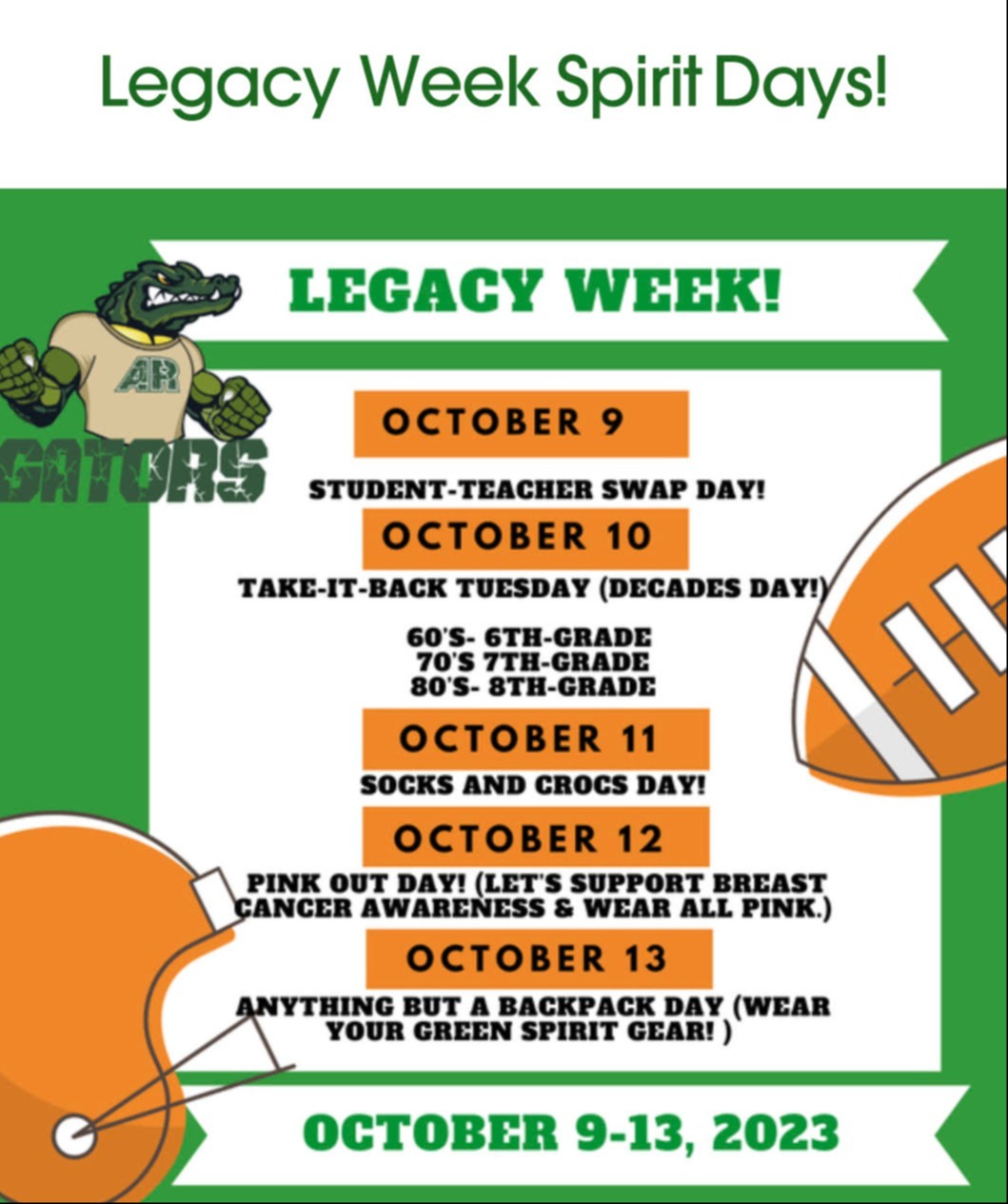 Legacy Week | Autumn Ridge Middle School