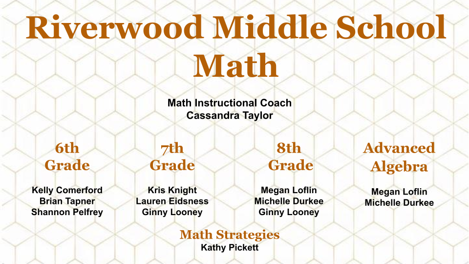 Math | Riverwood Middle School