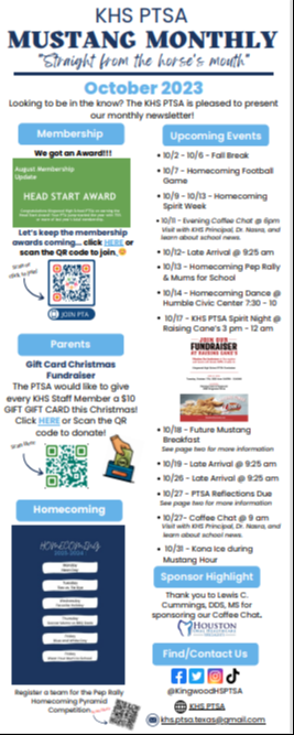 PTSA | Kingwood High School