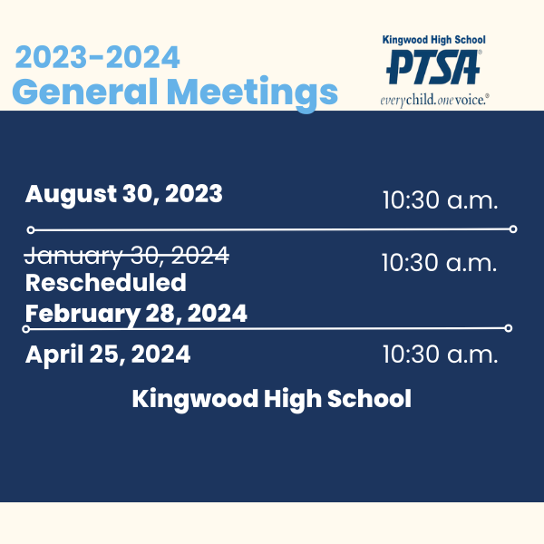 PTSA | Kingwood High School
