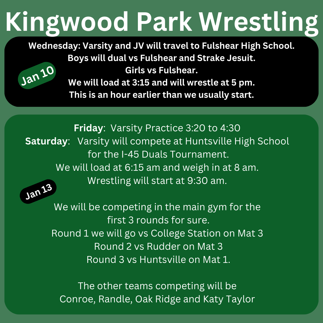 Wrestling | Kingwood Park High School