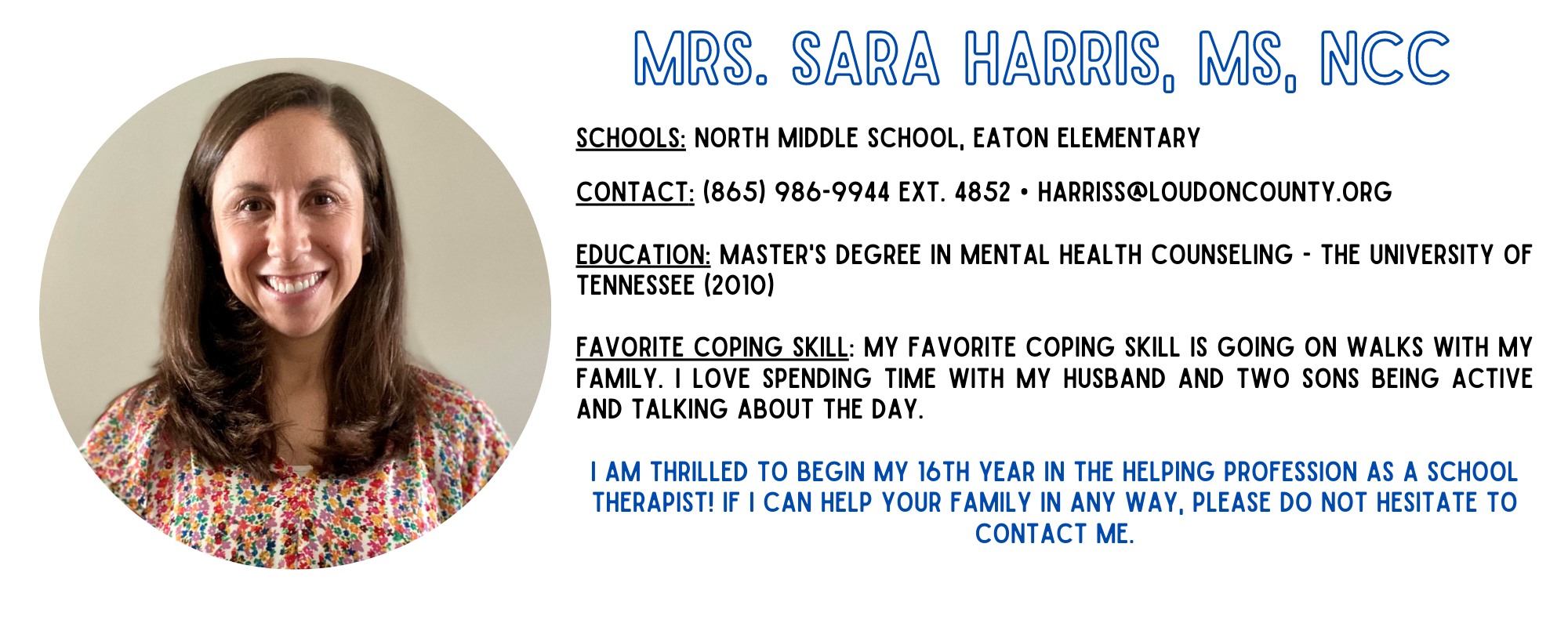 Meet your School Social Worker | Loudon County Schools, TN