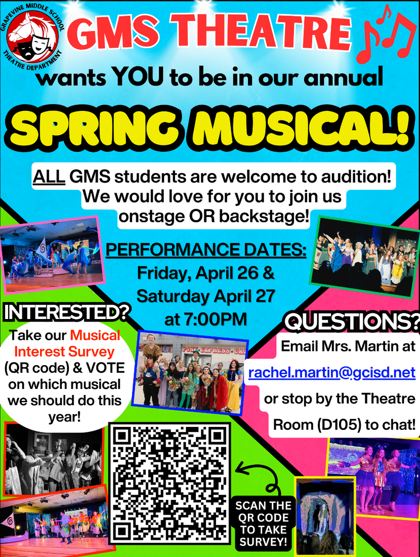 Theatre & Playbill | Grapevine Middle School