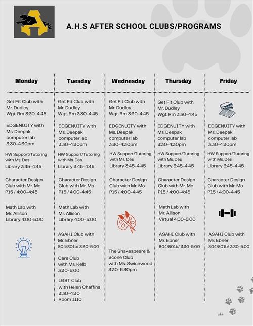 After School Program/Clubs | Antioch High School