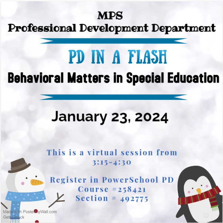 Professional Development | Montgomery Public Schools