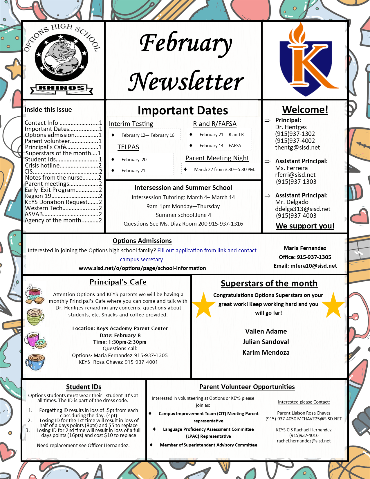 School Information | Options High School