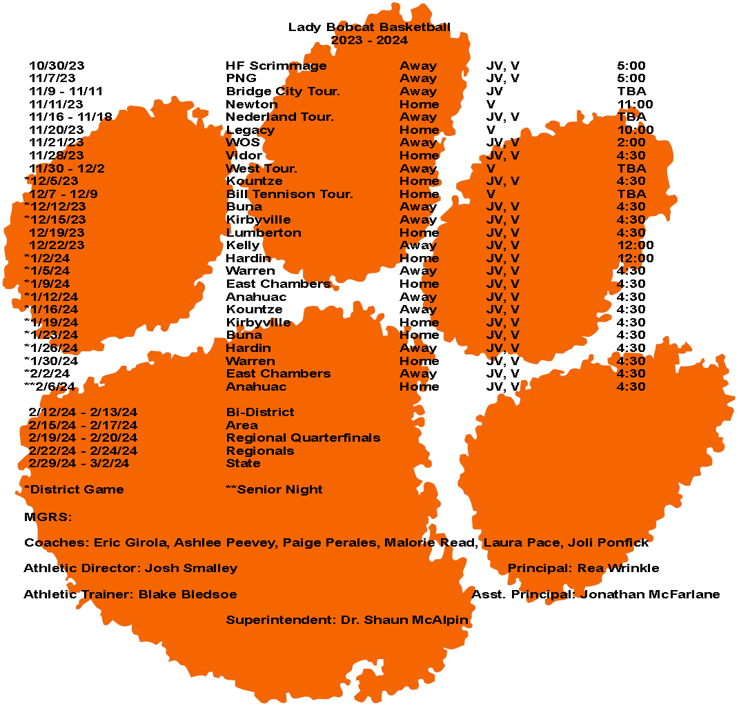 Girls' Basketball | Orangefield High School