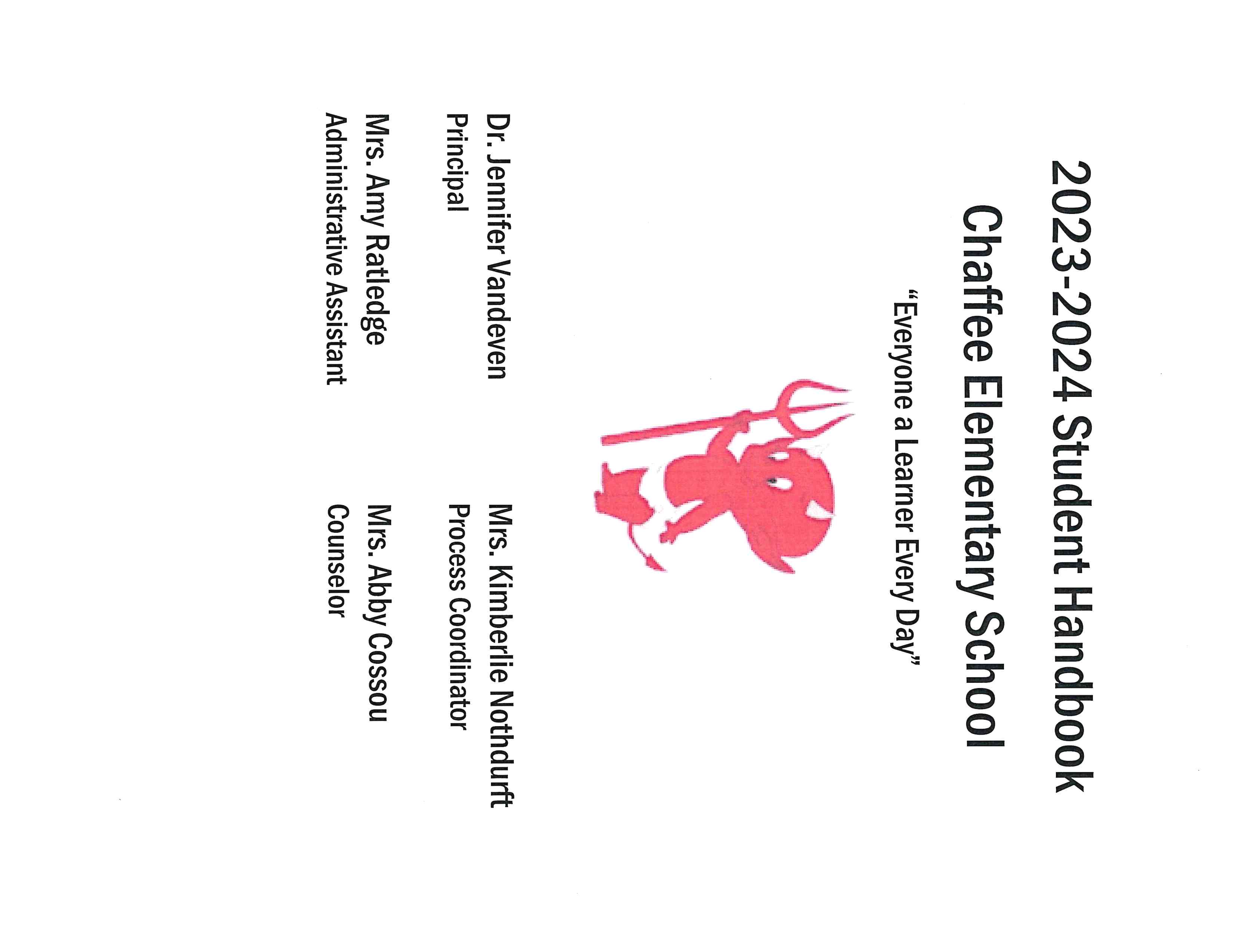 Elementary Student Handbook | Chaffee R-2 School District